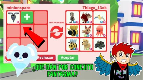 Que Ofrecen Por Conejito Fantasma Trades Juegos Roblox Youtube