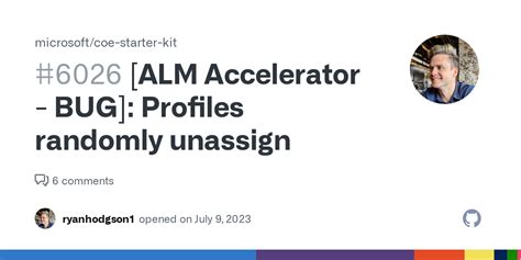 Alm Accelerator Bug Profiles Randomly Unassign · Issue 6026