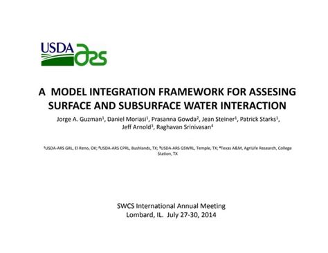 A Model Integration Framework Ppt