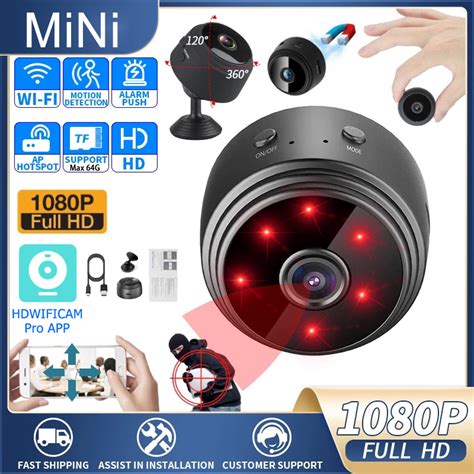 Jual Wireless A9 Mini Camera Wifi HD 1080P Smart Network Camera Mini Wifi CCTV Micro