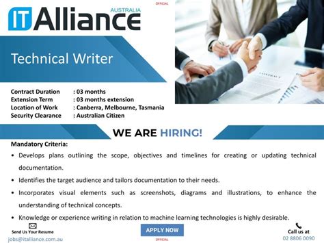 it alliance australia on linkedin technicalwriter