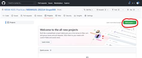 Tutorial Tableros De Proyecto En GitHub