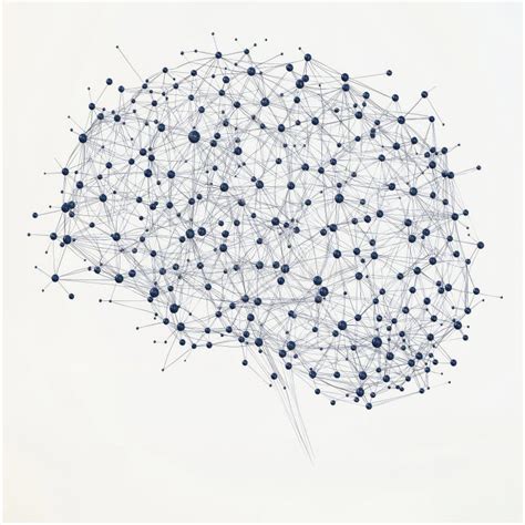Network Interconnected Neurons Forming Complex Neural Structure Stock
