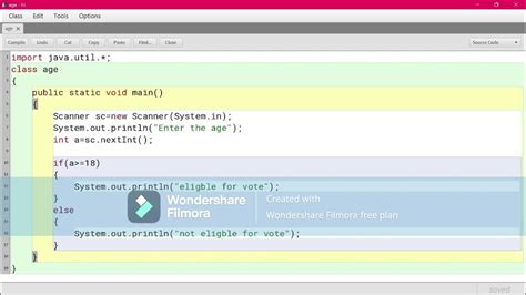 Write A Program On Vote In Java Programming Youtube