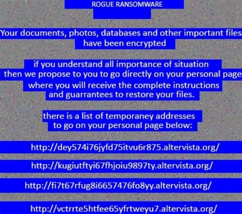 Rogue Virus File Rogue Ransomware How To Remove It