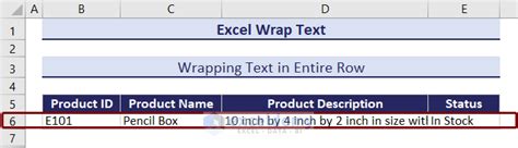 How To Wrap Text In Excel Wrap Unwrap Fix Issues Exceldemy