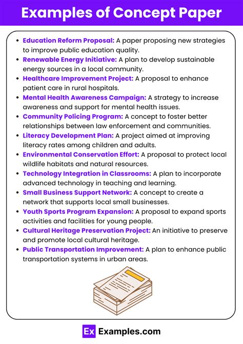 25 Concept Paper Examples To Download