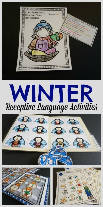 Autism Receptive Vocabulary Activities For Winter Feature Function