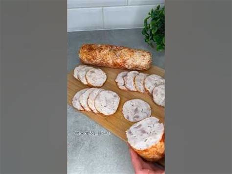 Домашняя куриная колбаса #shorts #колбаса #куринаяколбаса # ...