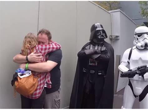 Watch Darth Vader Helps With Wife S Big Reveal Carrollwood FL Patch