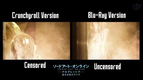 Crunchyroll Censors Asunas Bath Scene From The Latest Sword Art Online