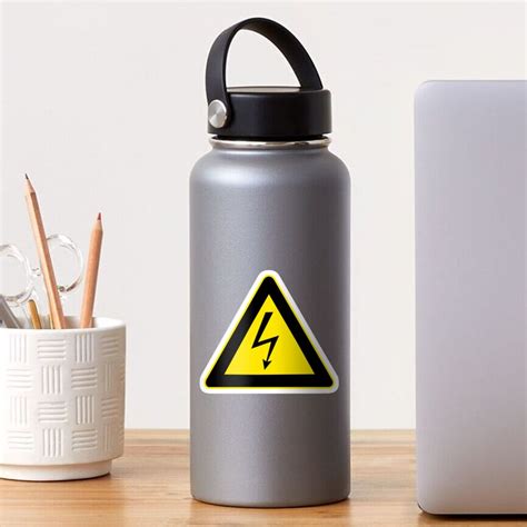 High Voltage Warning Sign Sticker For Sale By Ricemann Redbubble