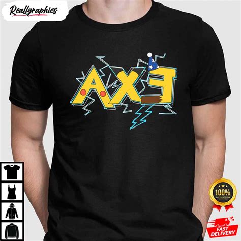 Axe Pikachu Lightning Pokemon Shirt Reallgraphics