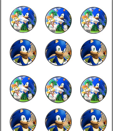 Cooking And Dining 24 Sonic The Hedgehog Super Mario Edible Wafer Paper