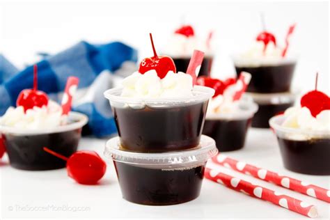 Vanilla Black Cherry Jello Shot
