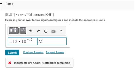 Solved PH Part F PH PH Incorrect Try Chegg Com
