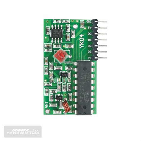 4 CHANNEL WIRELESS RF REMOTE CONTROL WITH RECEIVER 433MHZ Chinahub Lk