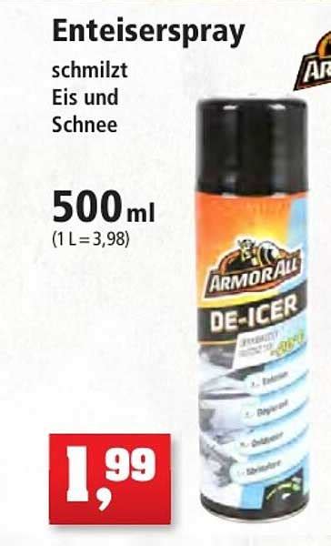 Enteiserspray Schmilzt Eis Und Schnee Angebot Bei Thomas Philipps