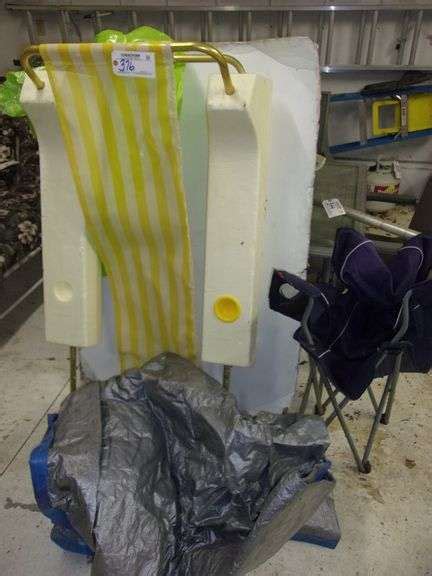 Styrofoam Pool Floatie And Chair Backes Commercial Auctioneers