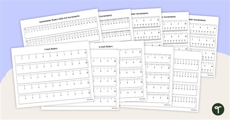 Printable Rulers For The Classroom Teach Starter Worksheets Library