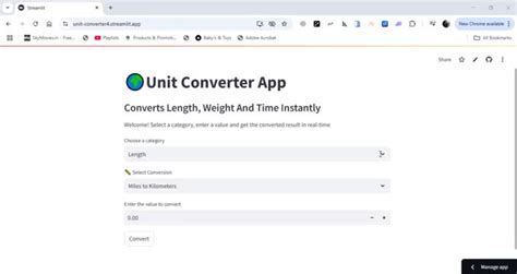 Unitconverter Python Streamlit Coding Asad Iqbal