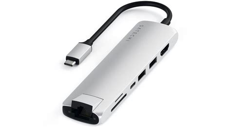Satechi Slim Multiport USB C Silver Huby USB Sklep Internetowy Al To