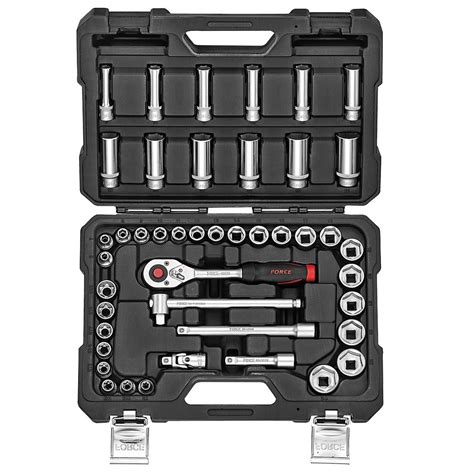 Force 3443 3/8" Steckschlüsselsatz 6-kant 44 tlg -FORCE-kepmar.eu