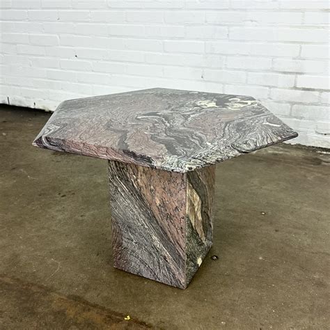 Marble Hexagonal Coffee Table 1970s 258405