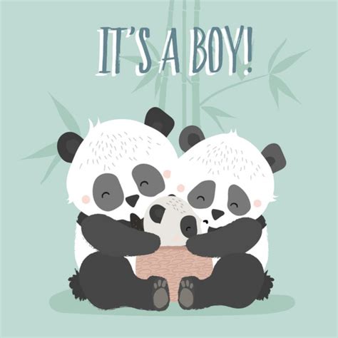 Tante Kaartje Geboortekaart Panda Greetz