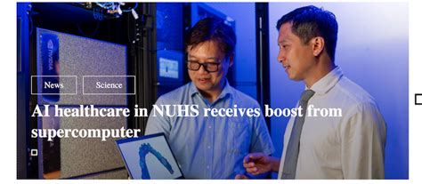Medtech醫療科技雙周報第25期：新加坡醫院啟用超級電腦，打造醫用llm和3d牙位圖生成模型 Ithome