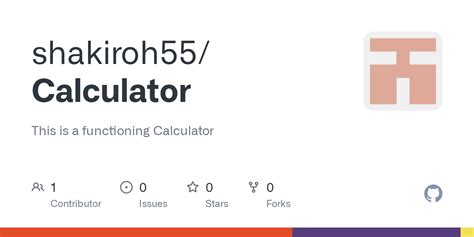 GitHub Shakiroh55 Calculator This Is A Functioning Calculator