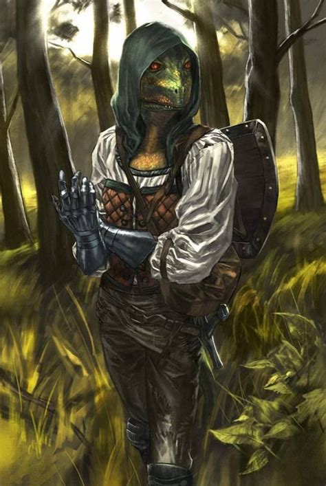 Argonian Huntress Elder Scrolls Series Amphibians Amphibians