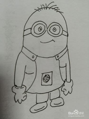 很多小黄人简笔画 简笔画图片大全 普车都