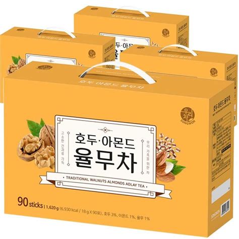 호두아몬드 율무차 360t 90tx4박스 송원 홈플러스 택배배송