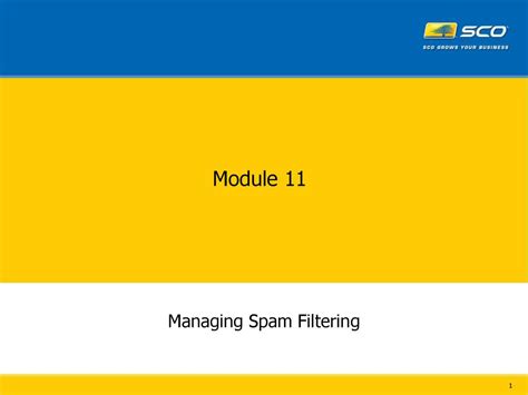 Managing Spam Filtering Ppt Download