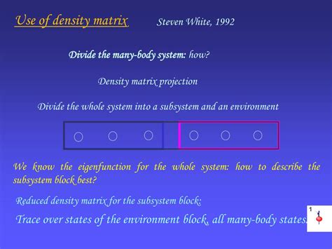 Ppt Density Matrix Renormalization Group Dmrg Powerpoint Presentation Id 1586114