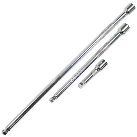 Sp Tools Sp22330 3 8 Drive Socket Wobble Extension Bar 3 Piece Set 3