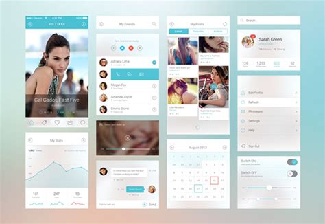 Ios7 Ui Components Psd Freebiesbug