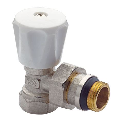 Вентиль радиаторный KOER KR.901-Gi угловой 1/2"x1/2" с американкой ...
