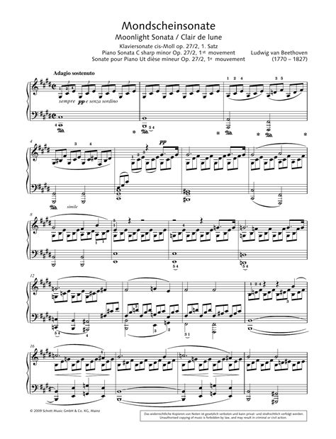 Printable Moonlight Sonata Sheet Music Printable Word Searches