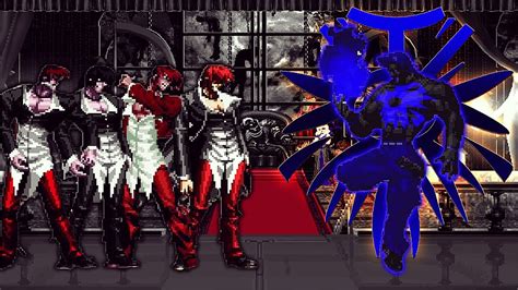 Zombie Iori Yagami Team Vs Blue Valmar Rugal Genisys Mugen War YouTube