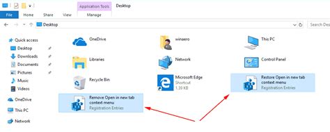 Remove Open In New Tab Context Menu In Windows 10