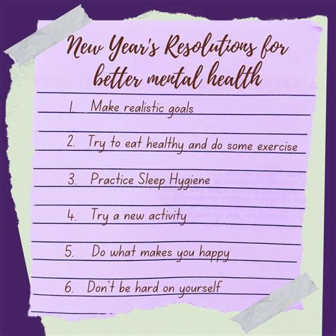New Years Resolutions For Mental Health Better Together Community