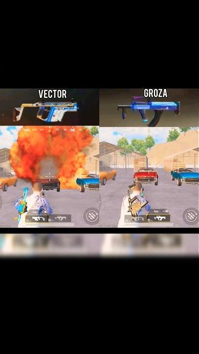 Vector Vs Groza Car Damage😱🔥pubg Bgmi Pubgmobileshorts Youtube