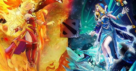 Dota2 【fire And Ice】 ，artwork By Zhangtianyu Album On Imgur