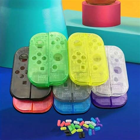 Replacement Shell Clear Case Set For Switch Ns Nx Console Lr Parts