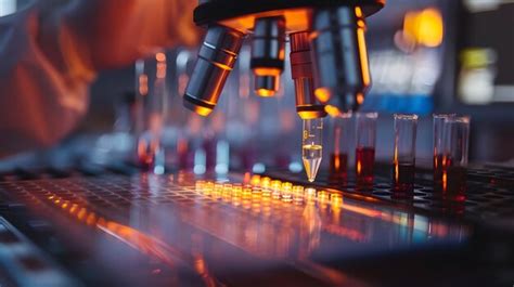 Personalized Biotech Lab Conducting Genome Sequencing And Research For