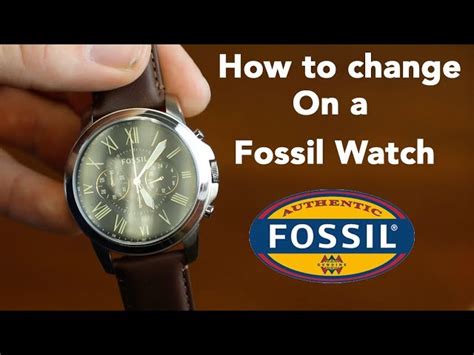 How To Change Fossil Watch Time Clearance Emergencydentistry Com