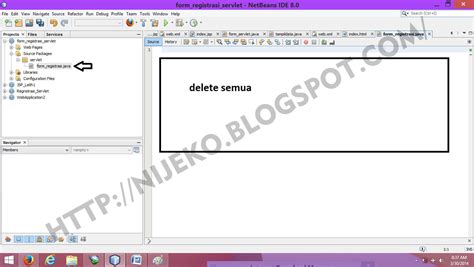 Contoh Java Web Program Servlet Membuat Form Registrasi Nijekoblog