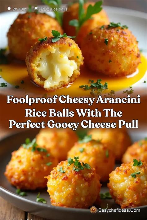The Ultimate Cheesy Arancini Rice Balls Recipe Easy Chef Ideas